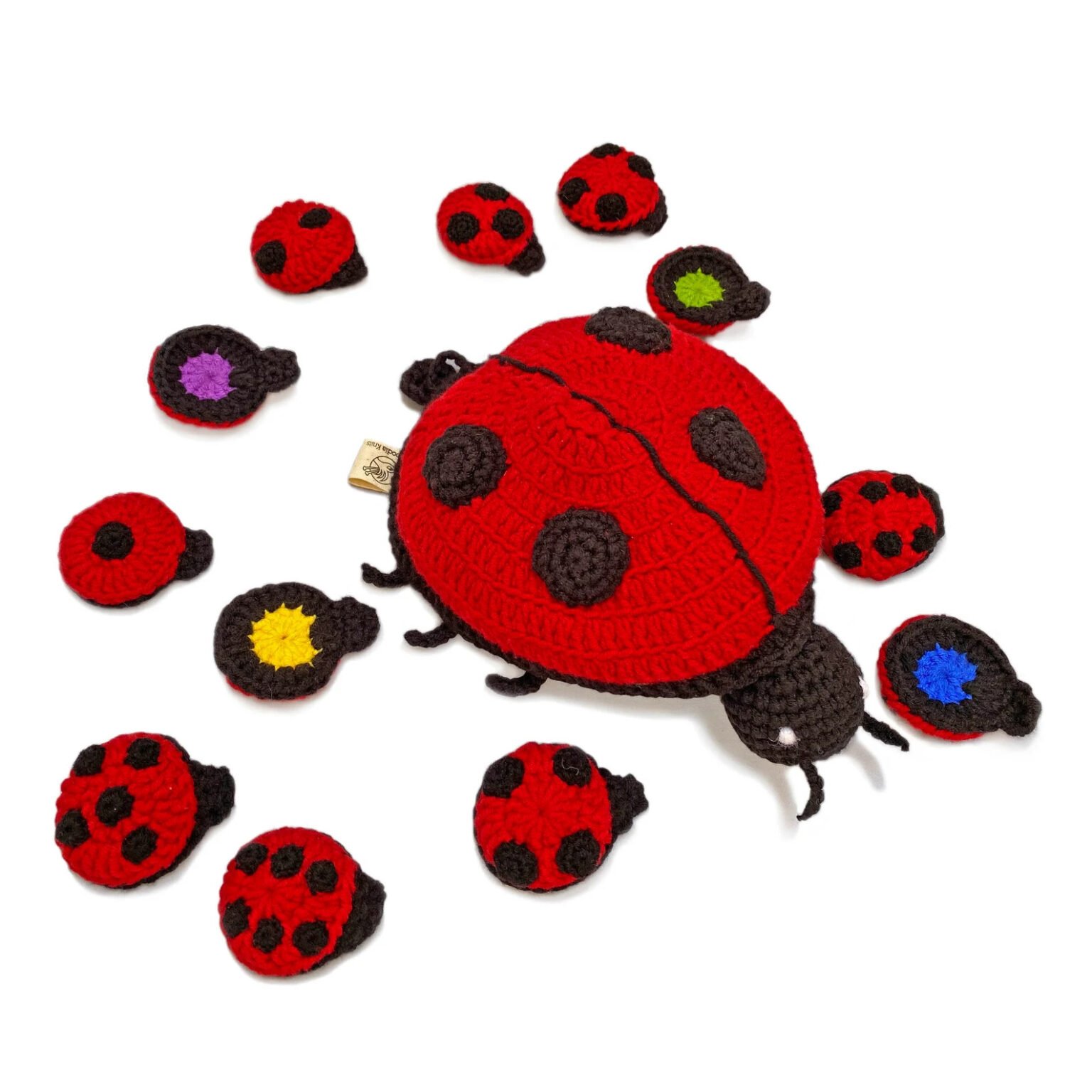 Counting Ladybugs Game Crochet Pattern – Monacrochet Counting Ladybugs Game Crochet Pattern – Monacrochet